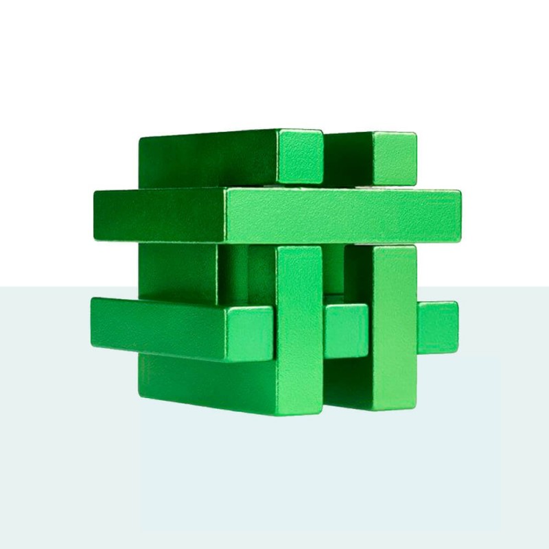 Hashtag Metal Puzzle (Green) - Metal Puzzles - kubekings.fr
