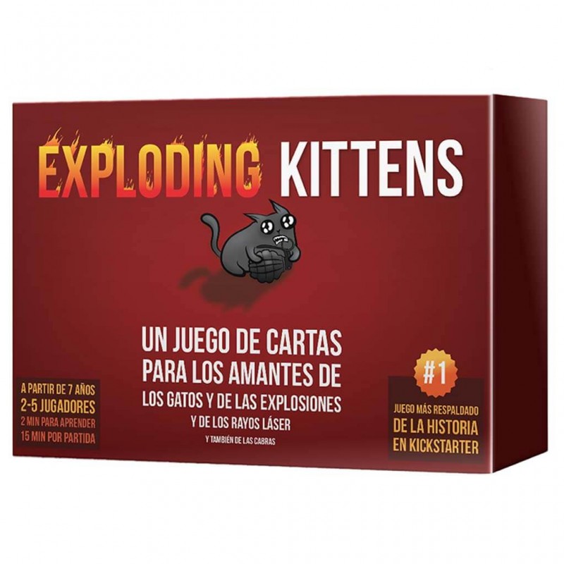 Acheter Exploding Kittens - Jeu de société - kubekings.fr