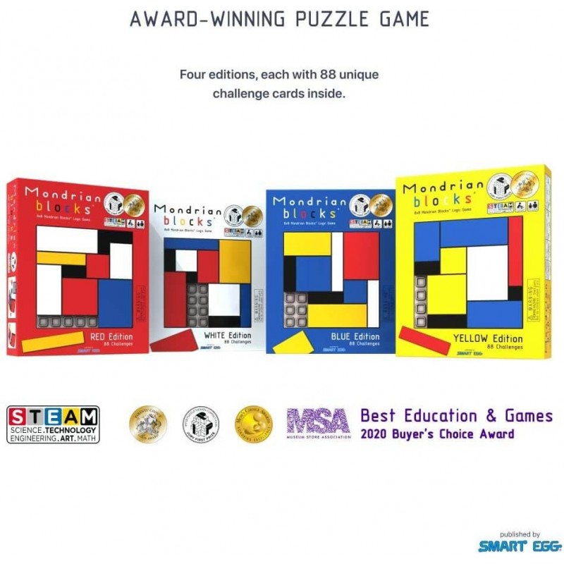 Mondrian Blocks - Puzzle d’Ingenio - kubekings.fr