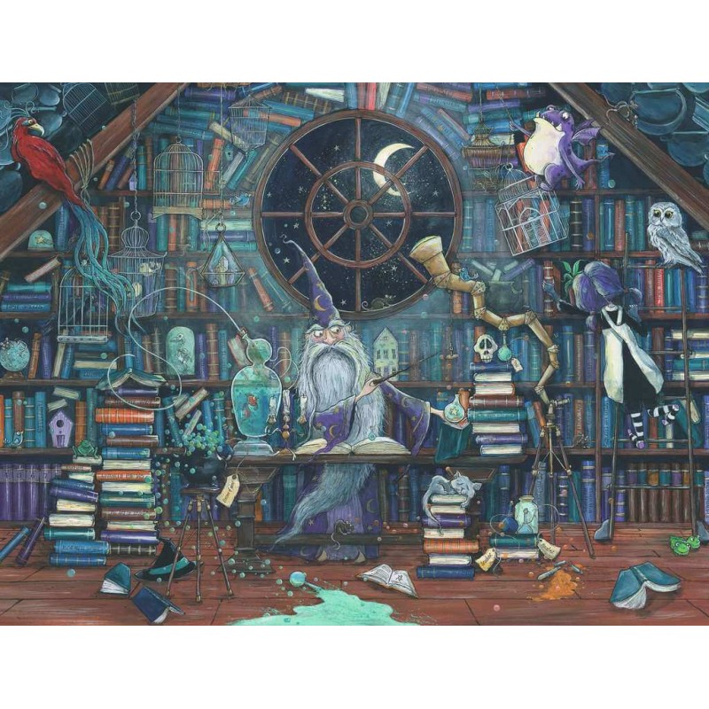 Découvrez un monde magique : Puzzle Merlin de 2000 pièces