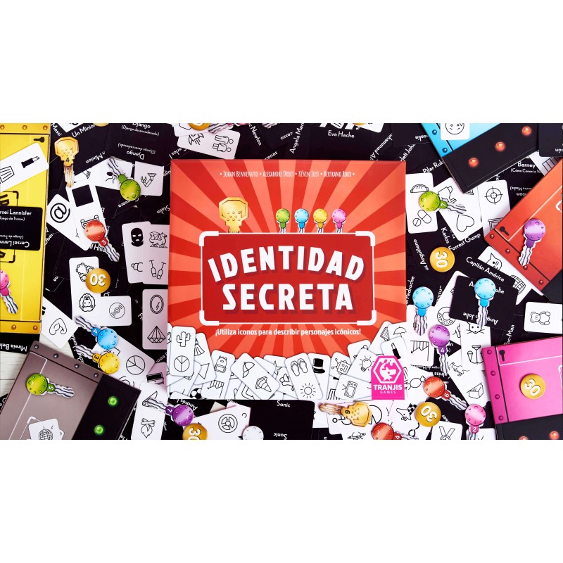 Jeu de société d’identité secrète : devinez et révélez des personnages ...