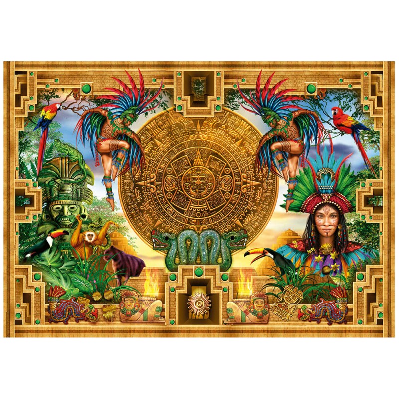 Recrée le charme des cultures aztèque et maya