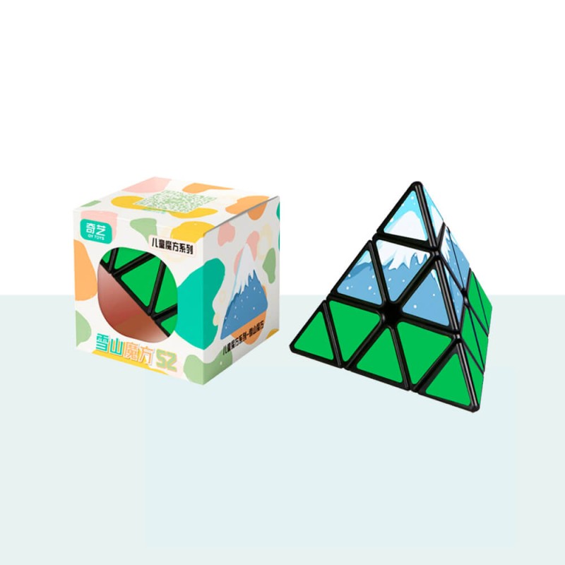 QiYi Snow Mountain Pyraminx: Le début parfait pour les petits ! 🏔️