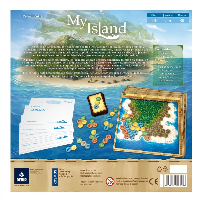 My Island - Jeu de société - Kubekings