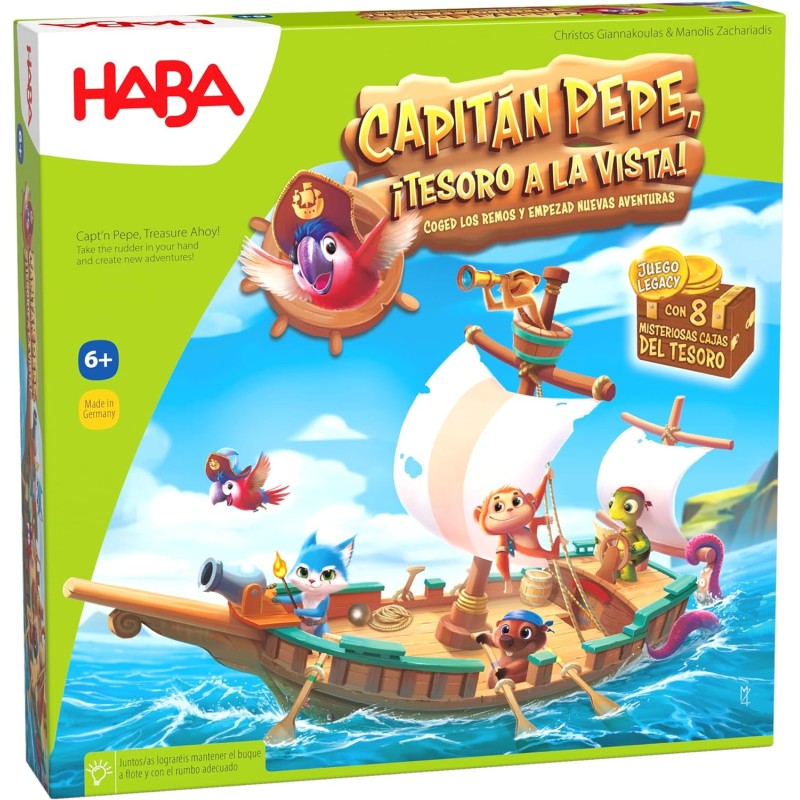 Captain Pepe : Un trésor en vue ! Aventures coopératives - Kubekings