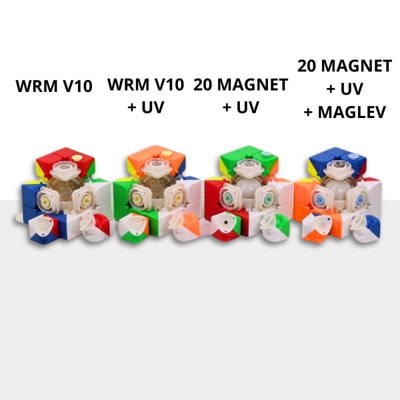 MoYu WeiLong WRM V10 3x3 UV + MagLev + Ball Core - Performance maximale