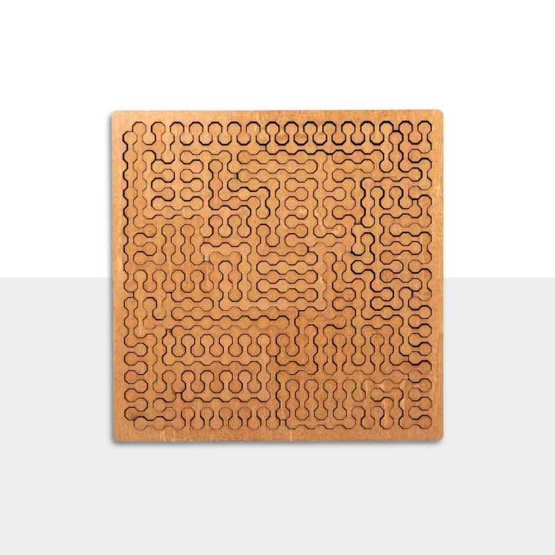 Puzzle en bois - Maze Design : Challenge and Organic Style 🧩 (en anglais)