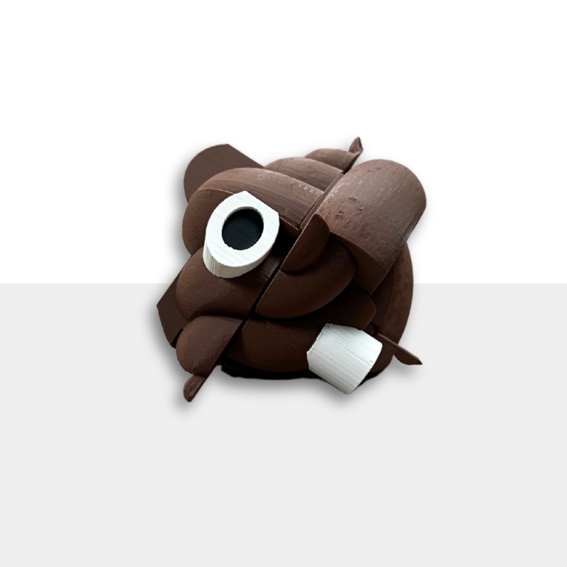 Poop Emoji 2x2 - Fun et Originalité dans un Cube Unique 💩