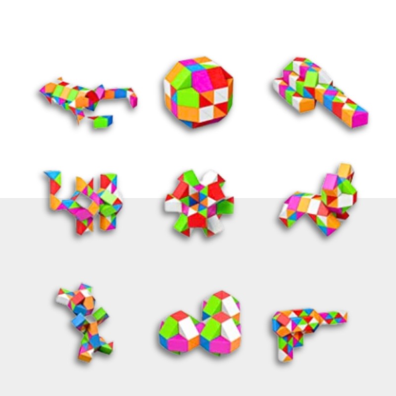 QiYi Snake (72 blocs) - Créativité et défi dans un puzzle 🧩