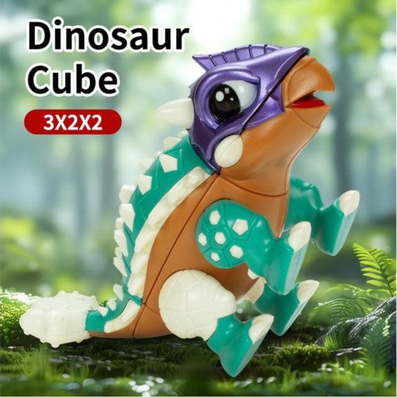 LingHuan Ankylosaurus Cube 2x2x3 - Puzzle Dinosaure 🦖.