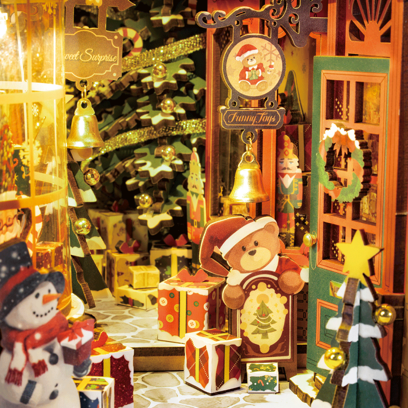 Construire la rue de Noël 🎅 - Une rue de Noël miniature
