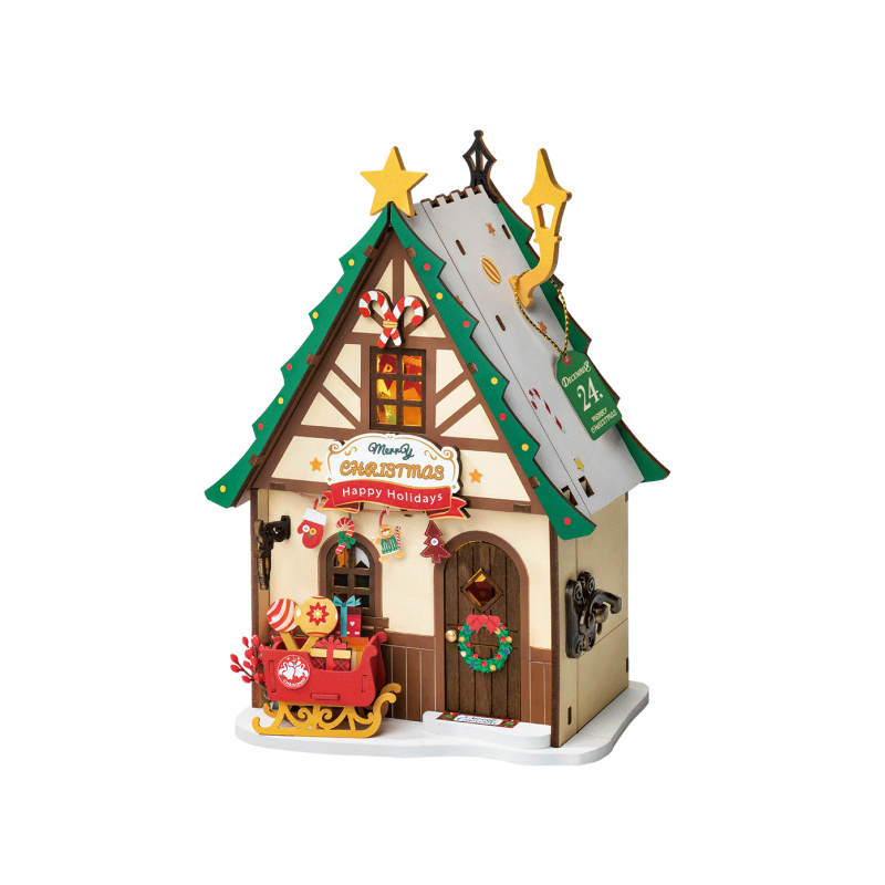 Maison de Noël scintillante - La magie de Noël