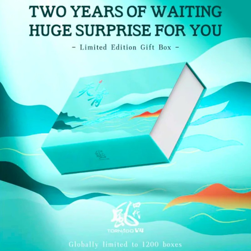 Tornado V4 Edition Limitée - Cyan : Cube de collection exclusif 💎