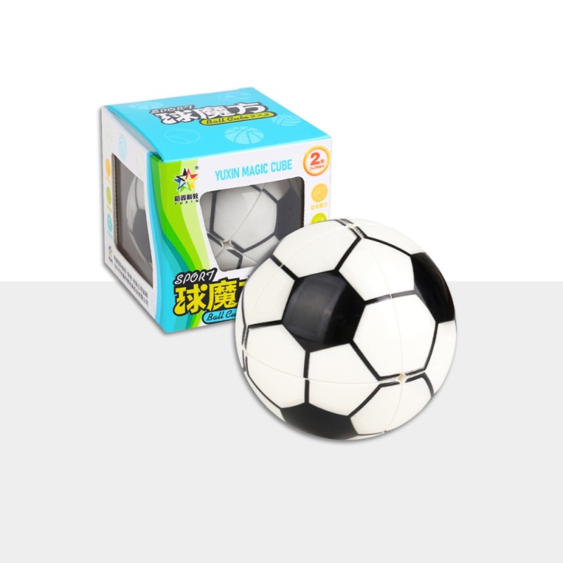 YuXin Football 2x2 V2 - Cube 2x2 avec design de ballon de football ⚽