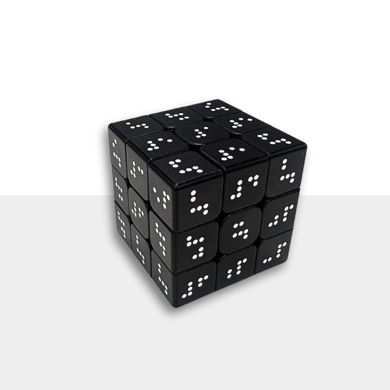 Z-Cube Braille 3x3 - Le cube accessible aux aveugles 🧩