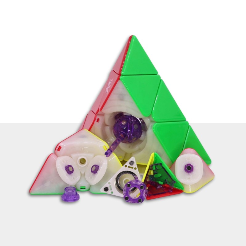 DaYan Pyraminx V3 MagLev + UV | Pyraminx Avancé avec Finition Brillante