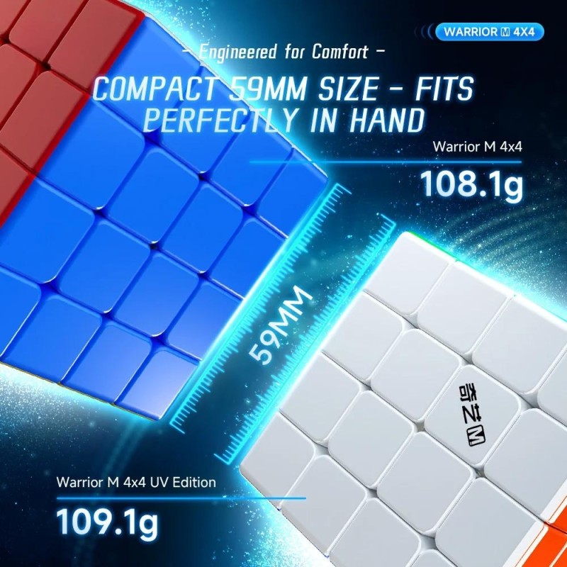 QiYi Warrior 4x4 M - Cube magnétique lisse et stable 🌟
