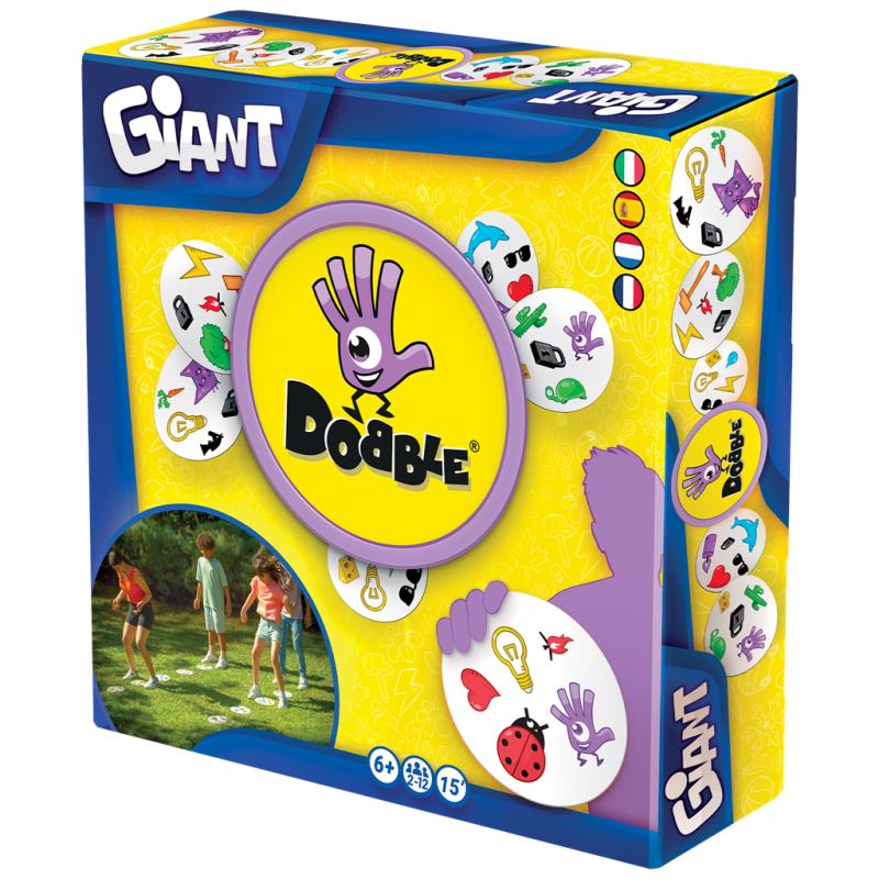 Dobble Giant - Amusement XXL cartes géantes pour toute la famille