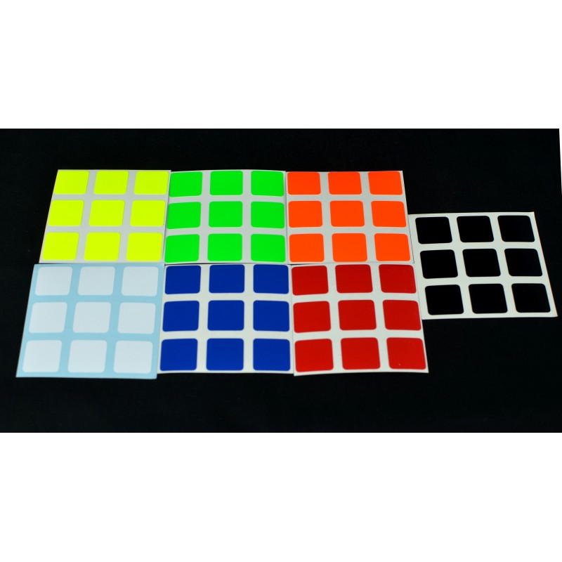 Z-Sticker pour cubes 3x3: Vivez les couleurs vibrantes