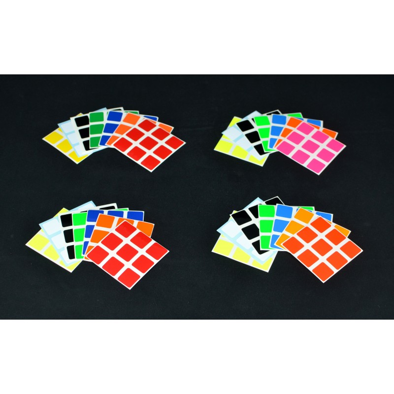 Z-Sticker pour cubes 3x3: Vivez les couleurs vibrantes