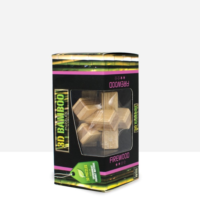 Puzzles de bambou 3D de bois de chauffage Puzzle