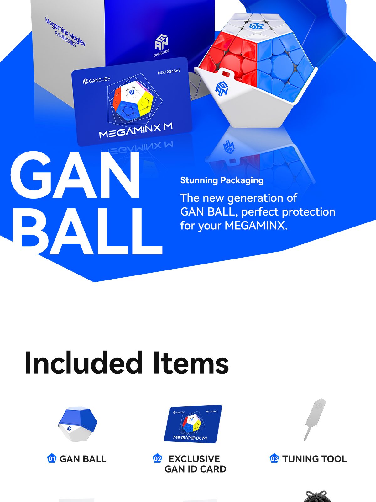 Gan Megaminx Maglev UV Coated - Le futur du Speedcubing 🚀